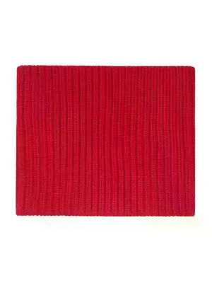 Eric Bompard Sam Ribbed Cashmere Snood - Red