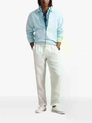 Polo Ralph Lauren Logo-embroidered Zip-up Jacket - Blue