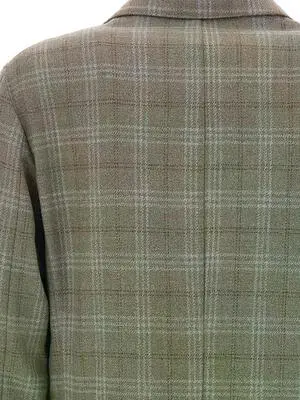 BARBA NAPOLI Easy J Mono Check-pattern Blazer