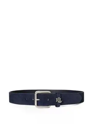 Ralph Lauren Logo-plaque Suede Belt