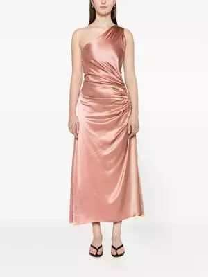 ABADIA One-shoulder Drape Dress