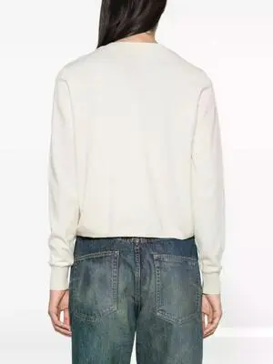 PLEASE Button-up Crew-neck Cardigan