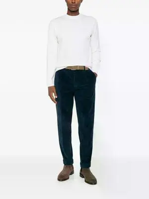 L.B.M. 1911 Corduroy-effect Pleated Trousers