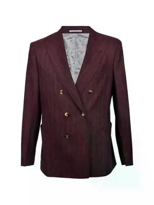 Brunello Cucinelli Pinstripe Double-breasted Suit