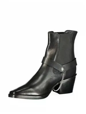 CAFÈNOIR Harness-detail Chain-embellished Ankle Boots