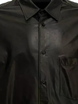 Auralee Long-sleeve Leather Shirt