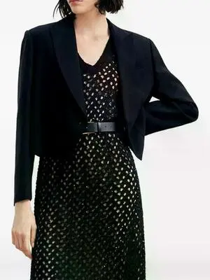 Brunello Cucinelli Cropped Single-breasted Jacket - Black