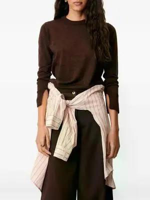SESSUN Teshima Slit-cuff Sweater