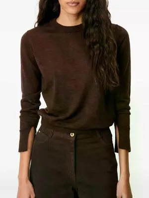 SESSUN Teshima Slit-cuff Sweater