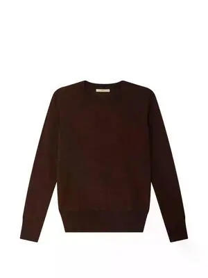 SESSUN Teshima Slit-cuff Sweater - Brown