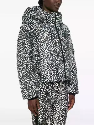 Perfect Moment Leopard-print Bubble Ski Jacket