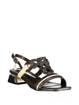 LAURA BIAGIOTTI Logo-plaque Buckled Sandals