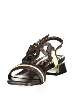 LAURA BIAGIOTTI Logo-plaque Buckled Sandals