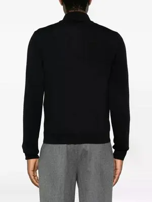 HERITAGE Zip-up High-neck Cardigan