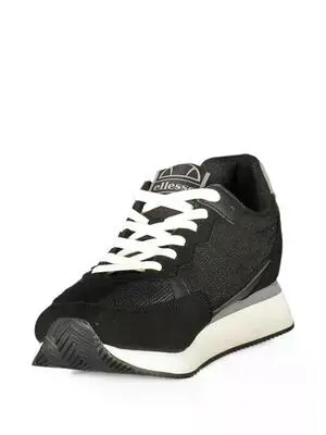 ELLESSE Mesh-panelled Low-top Sneakers - Black