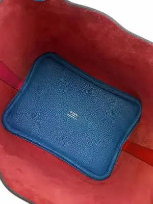 Hermès 2020 Bicolor Clemence Picotin Lock 18 Handbag