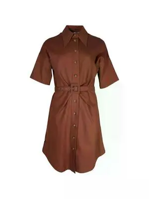 Victoria Beckham Belted Shirt Dress