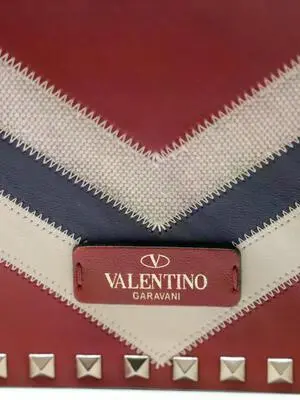 Valentino Garavani Rockstud Chevron Crossbody Bag