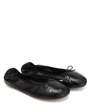 NAKED WOLFE Scrunch Flats Black