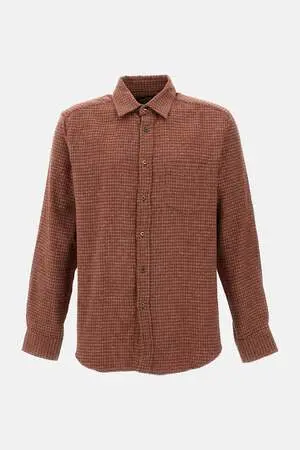Portuguese Flannel Camicia Pied De Poule - Multicolor