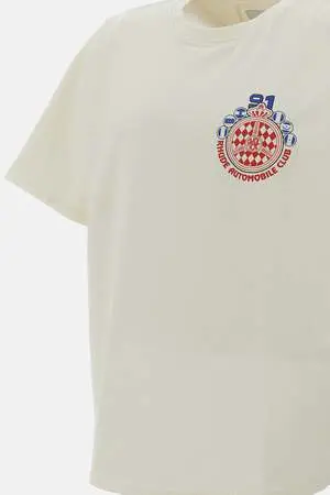Rhude Maglietta Con Stampa Automobile Club