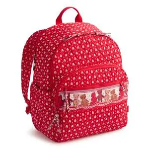 VERA BRADLEY Bancroft Backpack In Beary Ditsy - Red