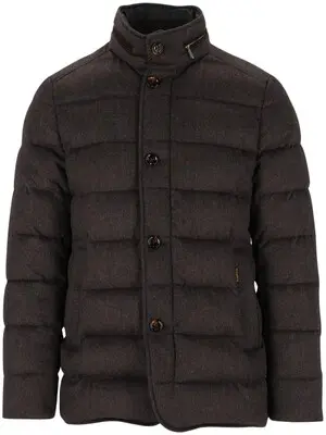 MOORER Nolde-ls9 Quilted Padded Jacket - Blue