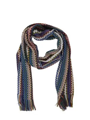 Missoni Zig-zag Fringed Scarf
