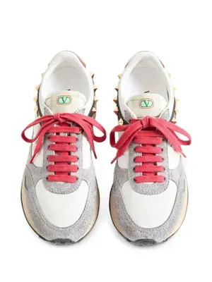 Valentino Garavani Stud Up Sneakers - Grey