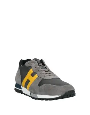 Hogan Sneakers Size Soft Leather, Textile Fibers