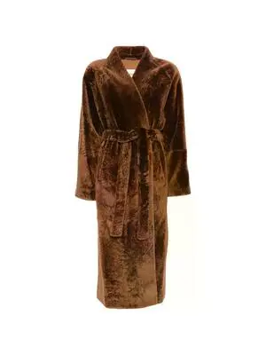 ARMA Dilan Faux-fur Coat - Brown