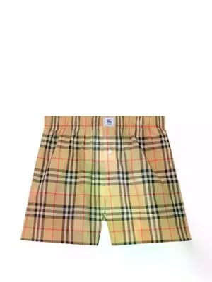 Burberry Check Cotton Boxer Shorts