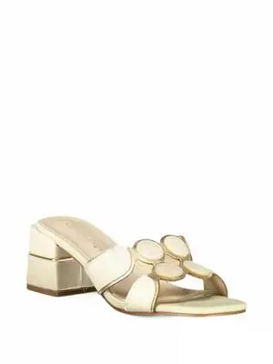 LAURA BIAGIOTTI Embellished Block-heel Sandals
