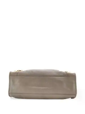Balenciaga City Classic Metallic Edge Bag Leather Medium Satchel