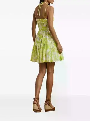 Ralph Lauren Floral-print Tiered Mini Dress