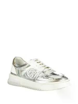 CAFÈNOIR Metallic Leather Sneakers