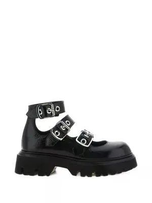 VIVIENNE WESTWOOD Bacchus Three-strap Mary Jane - Black