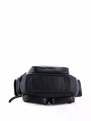 Miu Miu Pocket Leather Shoulder Bag - Black