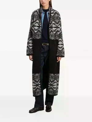 Woolrich Fair Isle Longline Cardigan