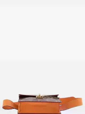 LOUIS VUITTON S Lock Pouch Monogram Canvas Belt Bag