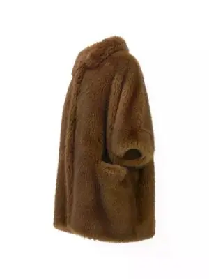 BB COUTURE Farrah Faux-fur Coat - Brown
