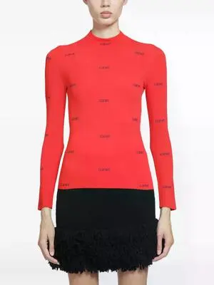 Loewe Top In Viscose Blend - Red