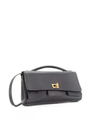 Balenciaga Bel Air Top Handle Flap Leather Shoulder Bag