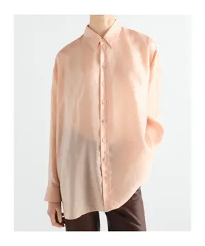 LEMAIRE Drape Shirt In Shiny Cupro