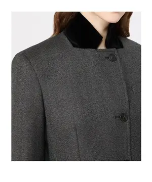 Max Mara Single-breasted Wool Tweed Jacket
