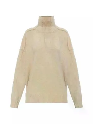 RETHINKIT STUDIOS Chamonix Logo-patch Turtleneck Sweater - Neutrals