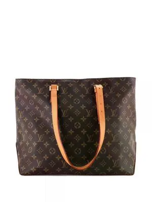 LOUIS VUITTON Cabas Mezzo Nm Monogram Canvas Tote Bag - Brown