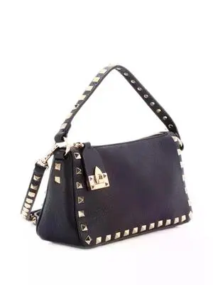 Valentino Garavani Rockstud Zip Pochette Leather Small Shoulder Bag