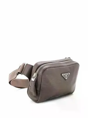 Prada Zip Waist Bag Vitello Daino Shoulder Bag