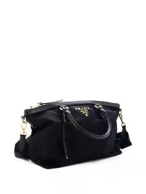 Prada Convertible Zip Tessuto Small Tote Bag